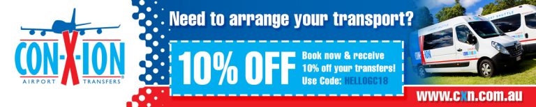 Con-X-ion Airport Transfers – Hello Gold Coast Discount